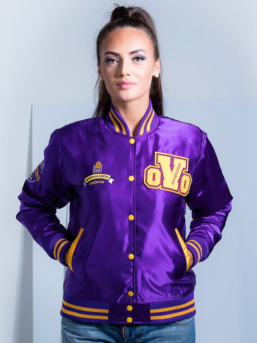 Satin Jacket Stay Stylish in Satin: Shop Our Range of Varsity Jacket ...
